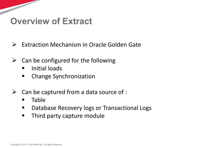All about Oracle Golden Gate by Udaya Kumar Pyla | PPTX