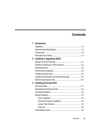 Oracle grc install | PDF | Operating Systems | Computer Software and Applications