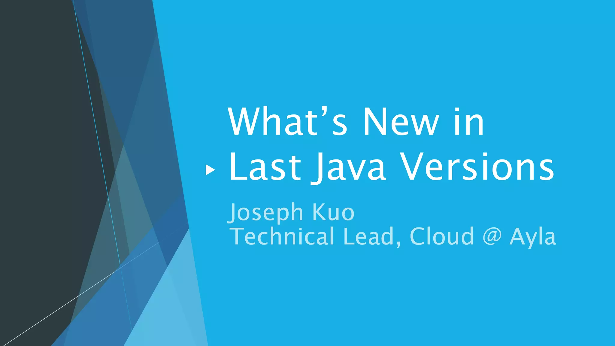 Twjug X Oracle Groundbreakers 2019 Taiwan What S New In Last Java Versions Ppt