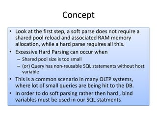 Oracle hard and soft parsing | PPTX