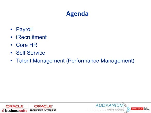 Oracle Human Capital Management | PPTX
