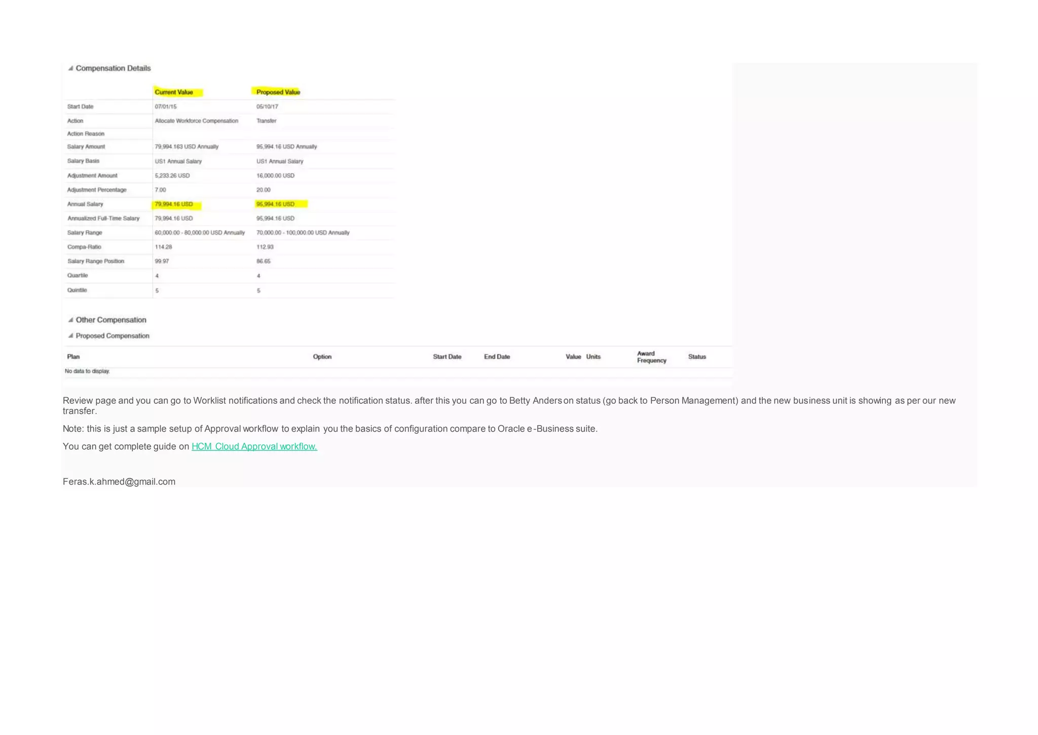 Oracle Hcm Cloud Configuring Approval Workflow Docx