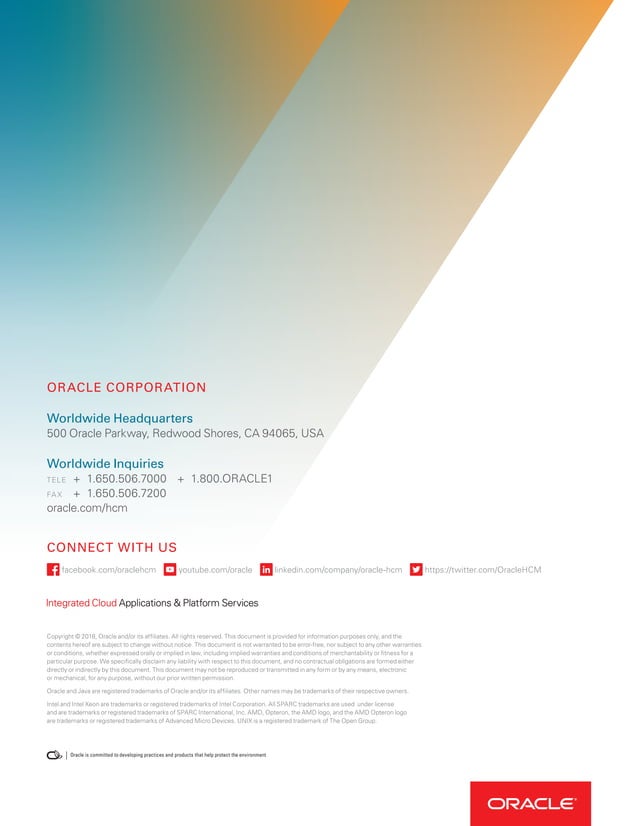 Oracle hcm cloud overview | PDF | Cloud Computing | Internet