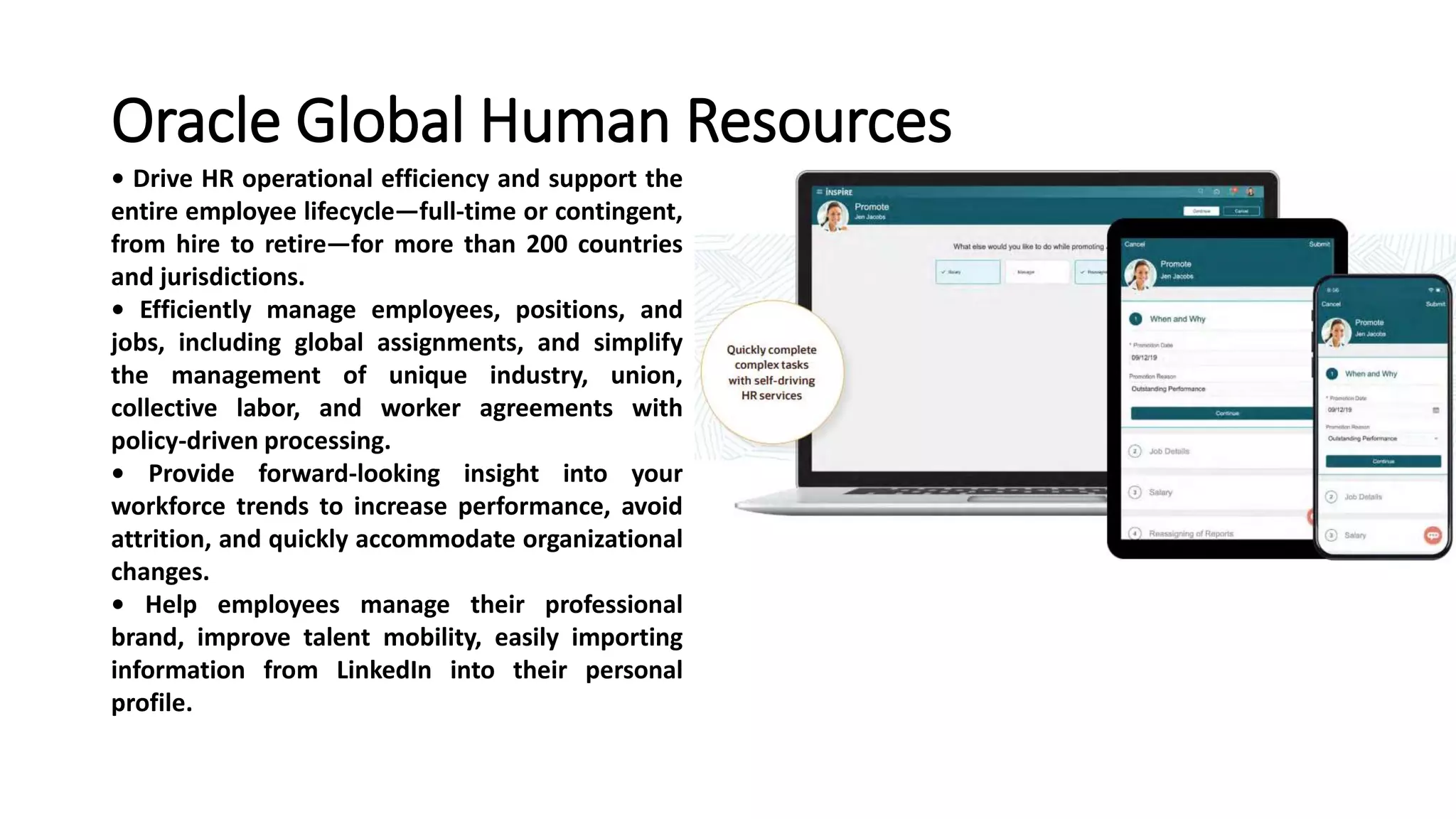 Oracle HCM Presentation 2020 | PPTX