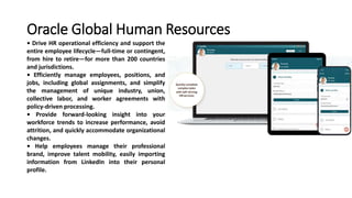 Oracle HCM Presentation 2020 | PPTX