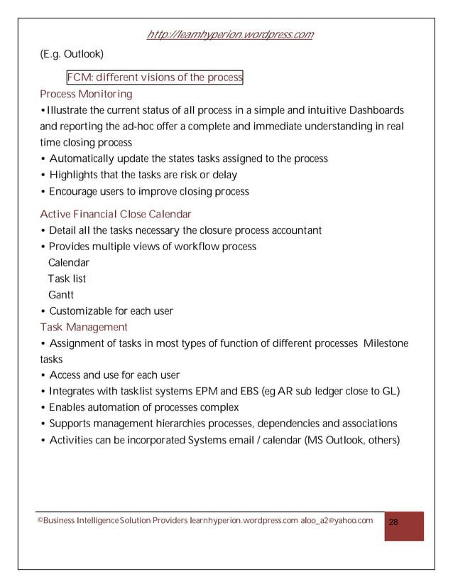 Oracle hfm beginner's guide part i | PDF