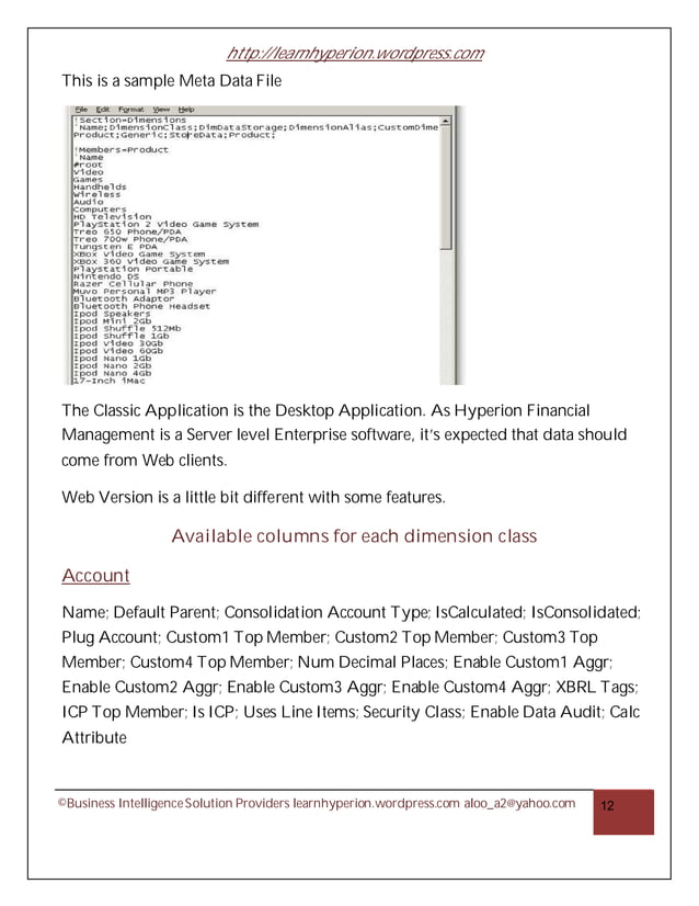 Oracle hfm beginner's guide part ii | PDF