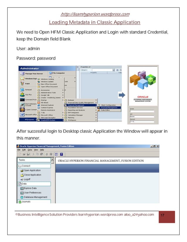 Oracle hfm beginner's guide part ii | PDF