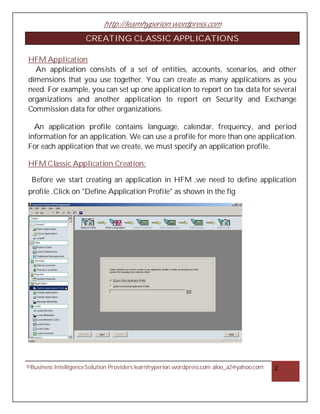 Oracle hfm beginner's guide part ii | PDF