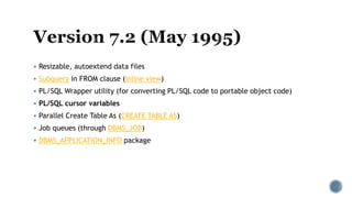 Oracle's history | PPT