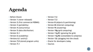 Oracle's history | PPT