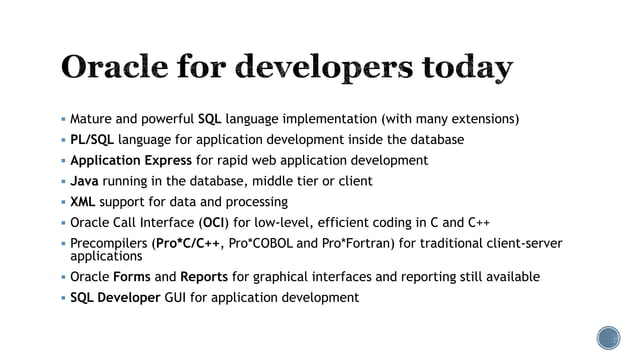Oracle's history | PPT