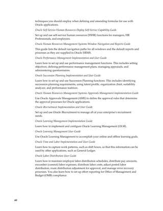 Oracle hrms approvals management implementation guide | PDF