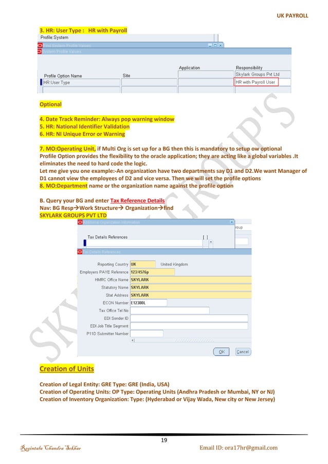 Oracle hrms bg setup examples | PDF | Human Resources | Business