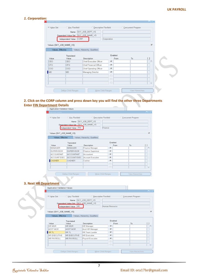 Oracle hrms bg setup examples | PDF | Human Resources | Business
