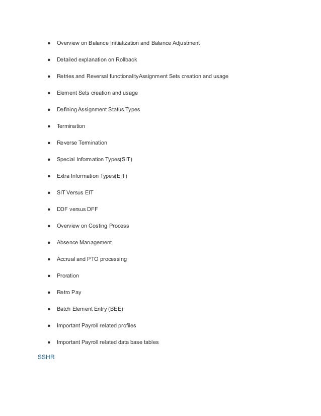 Oracle HRMS Online Training.pdf | Databases | Computer Software and ...