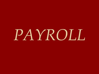 Oracle HRMS & Payroll | PPTX