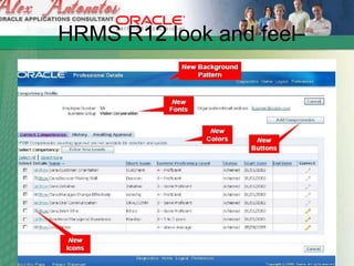 Oracle HRMS R12 business applications Overview | PPTX