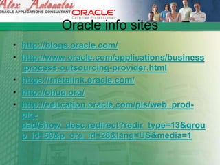 Oracle HRMS R12 business applications Overview | PPTX