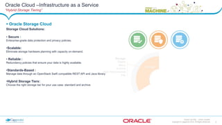 Oracle Cloud Hybrid Storage Tiering | PPT