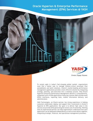 Oracle hyperion & enterprise performance management (epm) services at ...