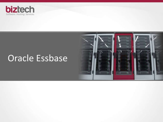 Oracle hyperion essbase | PPTX
