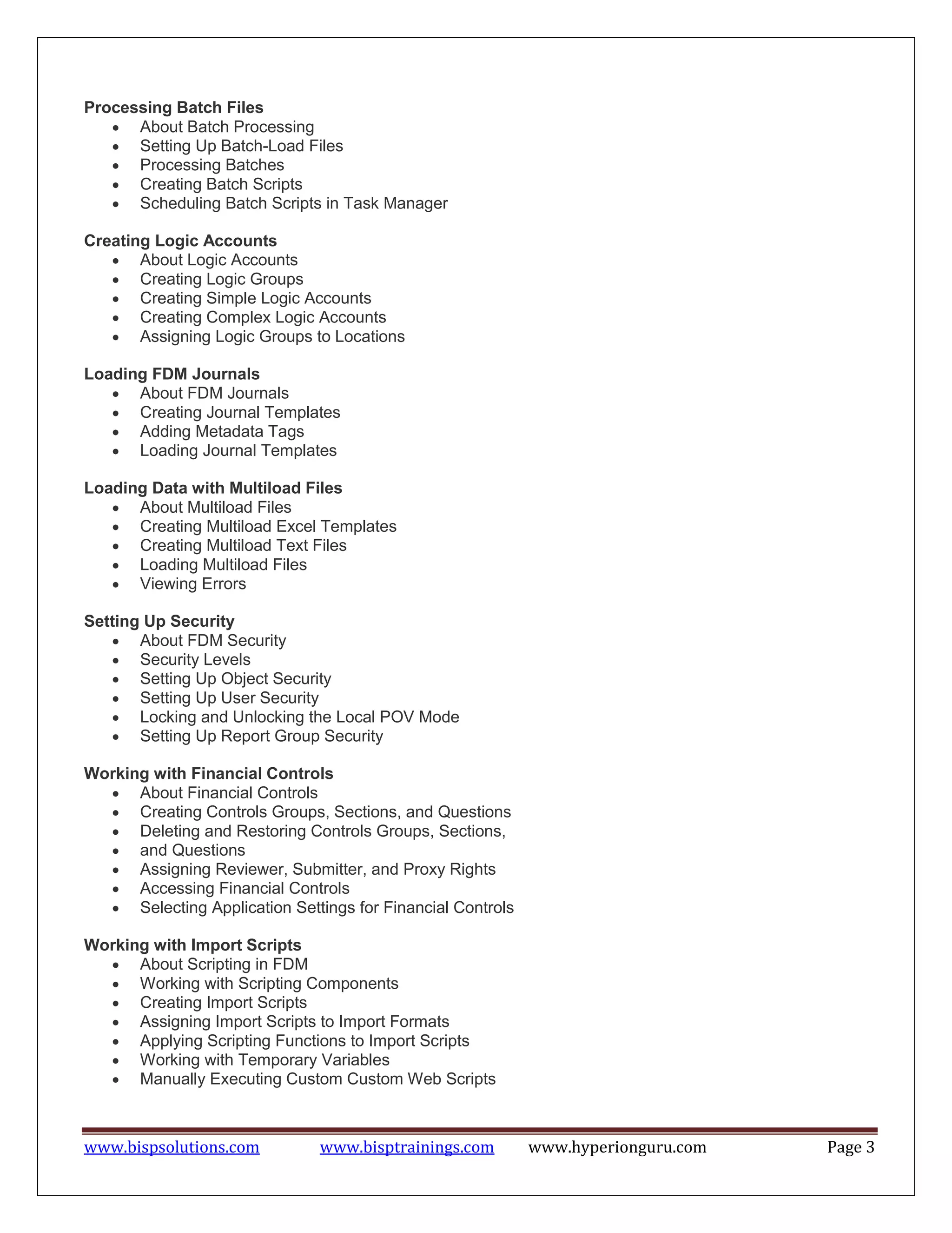 Oracle hyperion fdqm | PDF