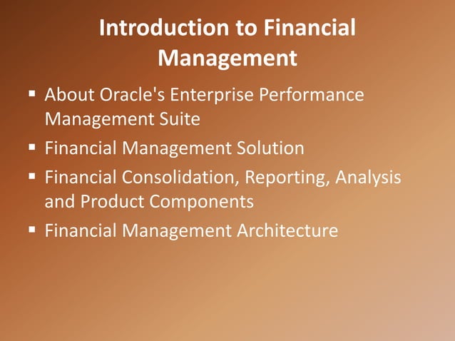 Oracle hyperion financial management | PPT