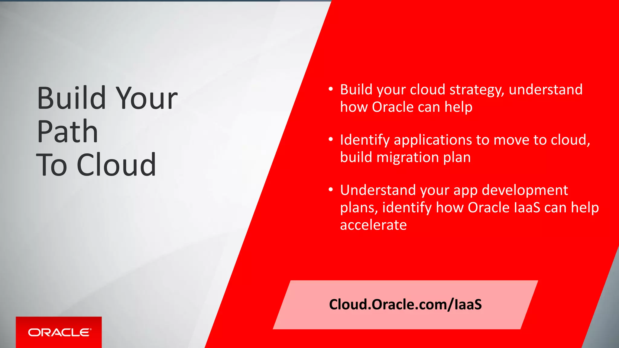 Oracle IaaS Overview - AIOUG Hyderabad Chapter | PPT