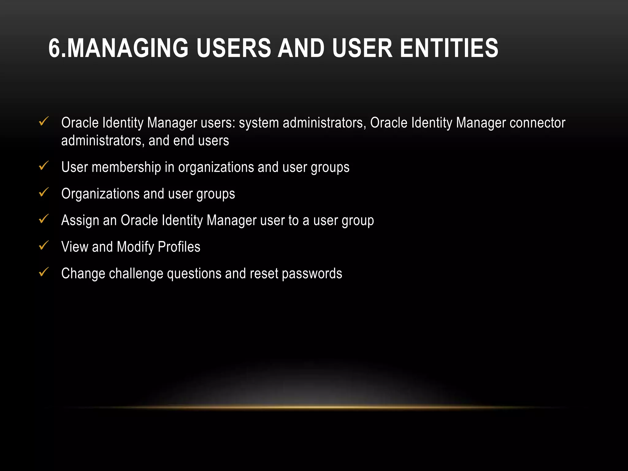Oracle identity & access management online training | PPTX