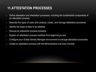 Oracle identity & access management online training | PPTX