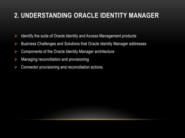 Oracle identity & access management online training | PPT