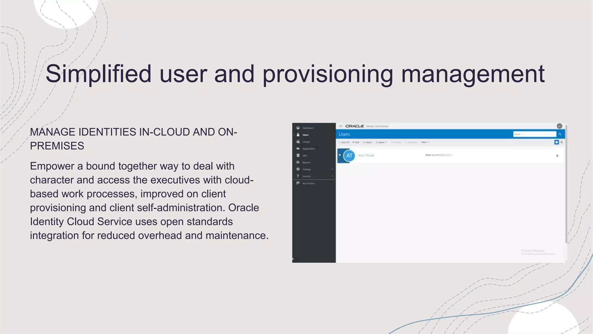 Oracle identity cloud services | PPTX