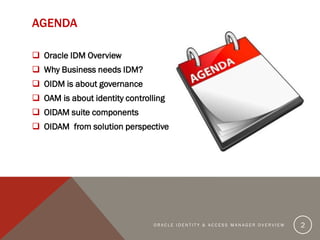 Oracle IDAM overview | PPTX