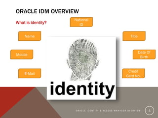 Oracle IDAM overview | PPTX
