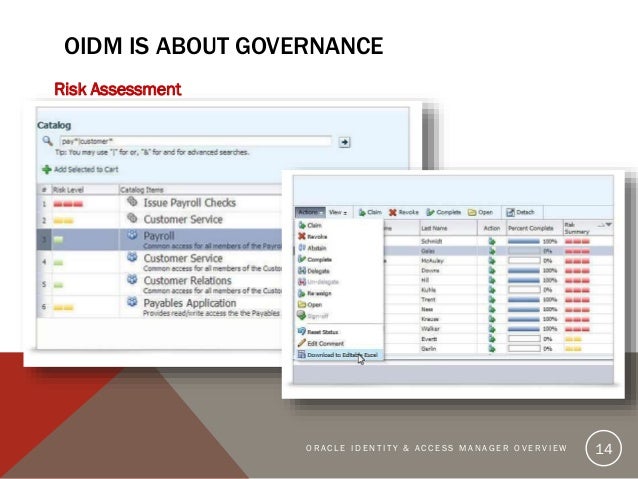 Oracle IDAM overview