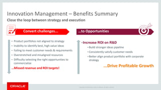 Oracle Innovation Management - driving success through aligned ...