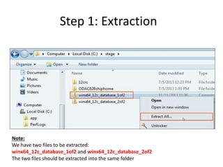 How to Install Oracle 12c on Windows Operating System Computer.pptx