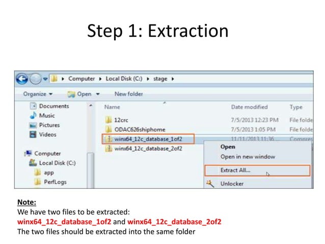 How To Install Oracle 12c On Windows Operating System Computer Pptx