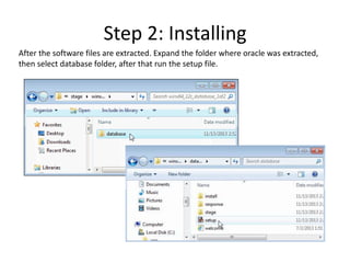 How to Install Oracle 12c on Windows Operating System Computer.pptx