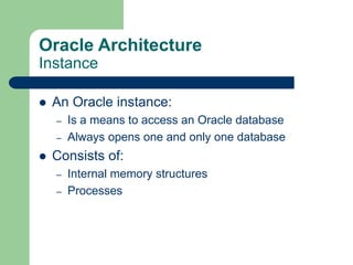 Oracle Instance Architecture.ppt