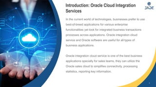 Oracle Integration Cloud – Pragmatic approach to integrations | PPTX