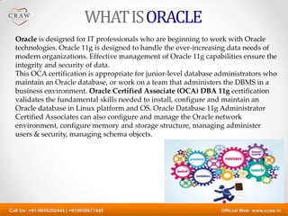 Oracle summer internship training in Delhi | PDF