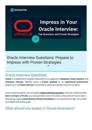 Oracle Interview Questions By ScholarHat.pdf