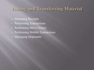 Oracle inventory management online training | PPTX