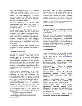 Oracle I/O Supply and Demand | PDF