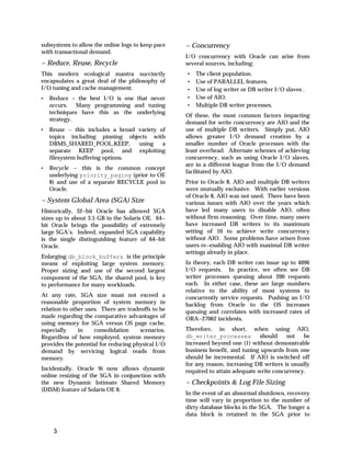 Oracle I/O Supply and Demand | PDF