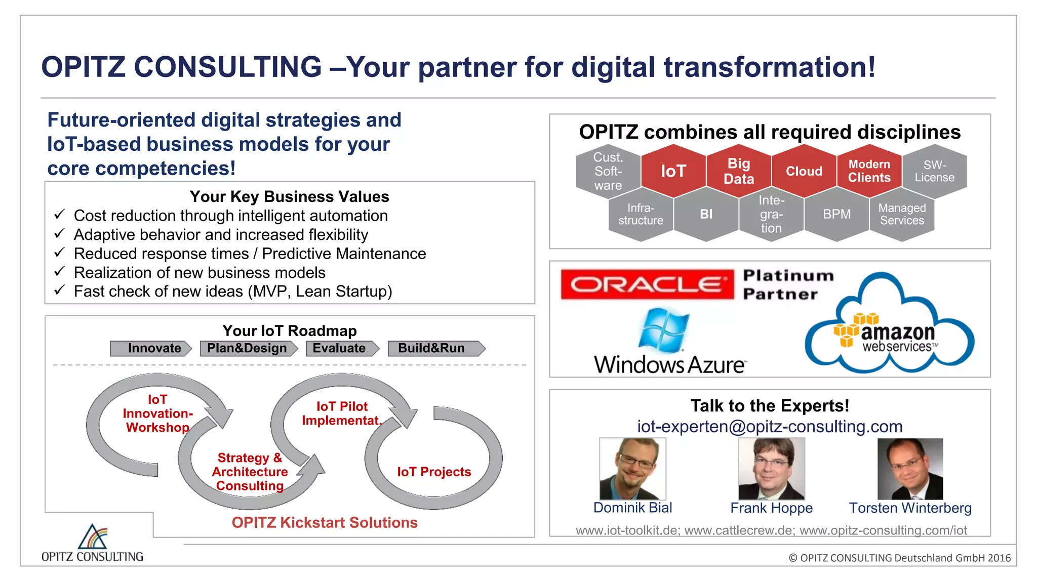 Oracle IoT Cloud Service - First practical experience | PDF