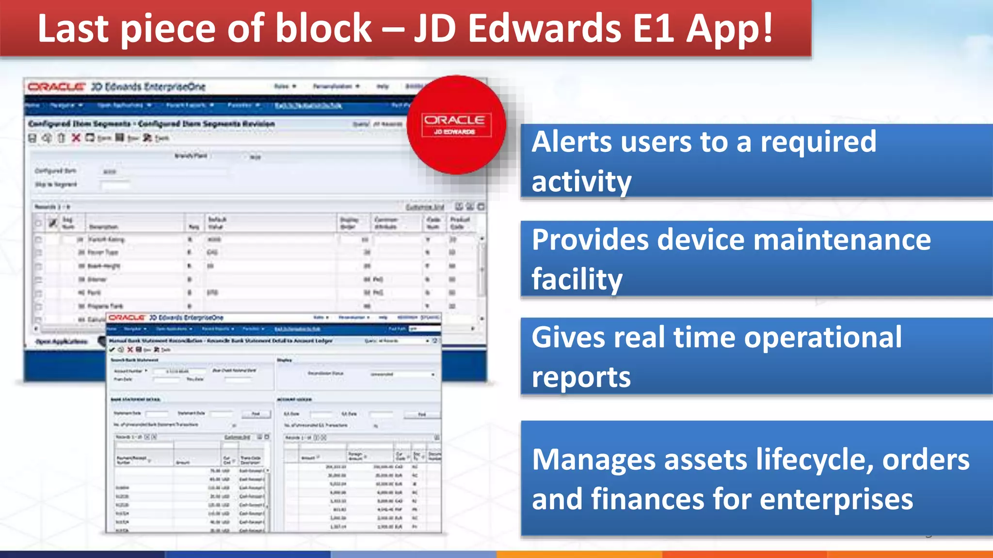 Integrating Oracle Iot Cloud Service With Jd Edwards E1 Applications