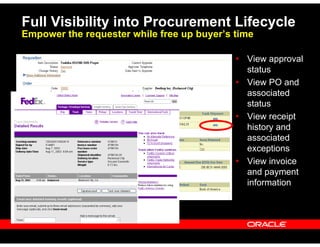 Oracle iProcurement | PDF